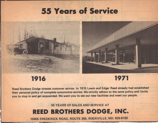 55 Years of Service | Reed Brothers Dodge History 1915 – 2012