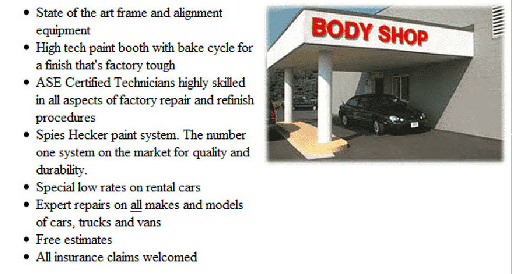 1920s auto body repair | Reed Brothers Dodge History 1915 – 2012