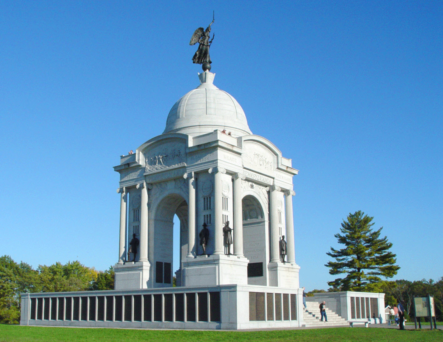 Then & Now: State of Pennsylvania Monument (Gettysburg) | Reed Brothers ...