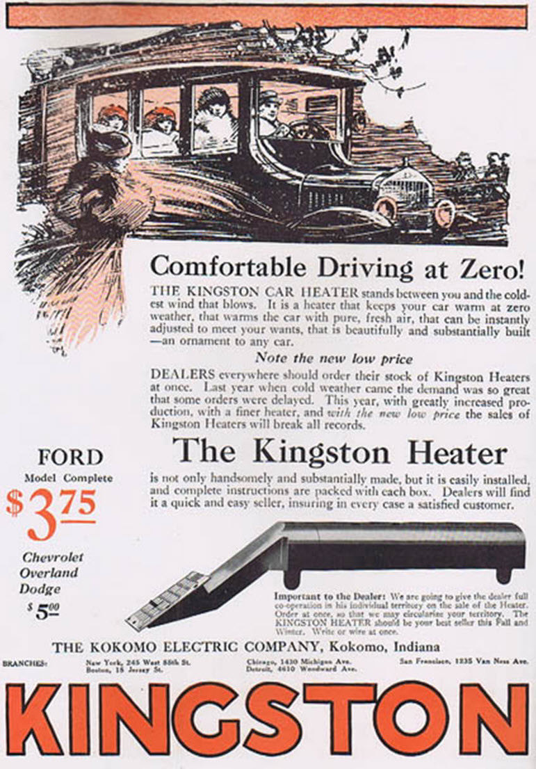 How Old Cars Were Heated | Reed Brothers Dodge History 1915 – 2012