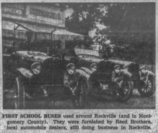 A Ride Through Time: The History of School Buses in Montgomery County ...