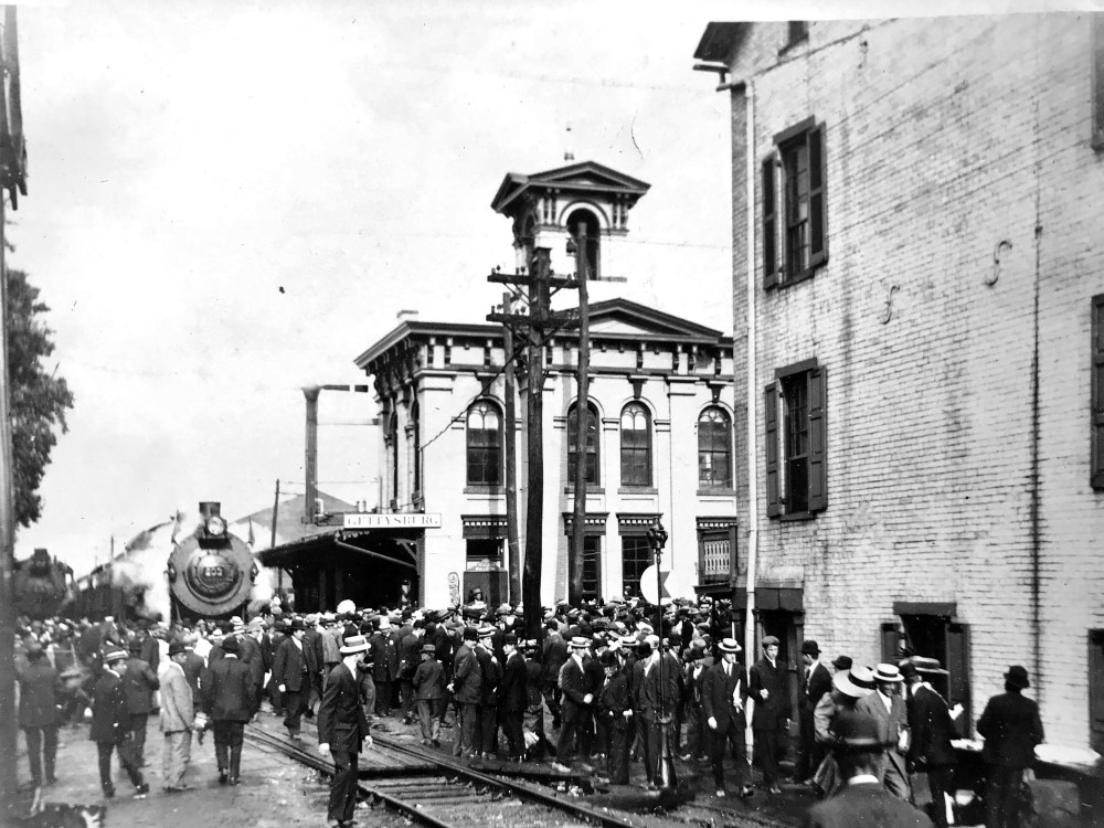 Historic Tracks: Gettysburg Lincoln Railroad Station Then and Now ...